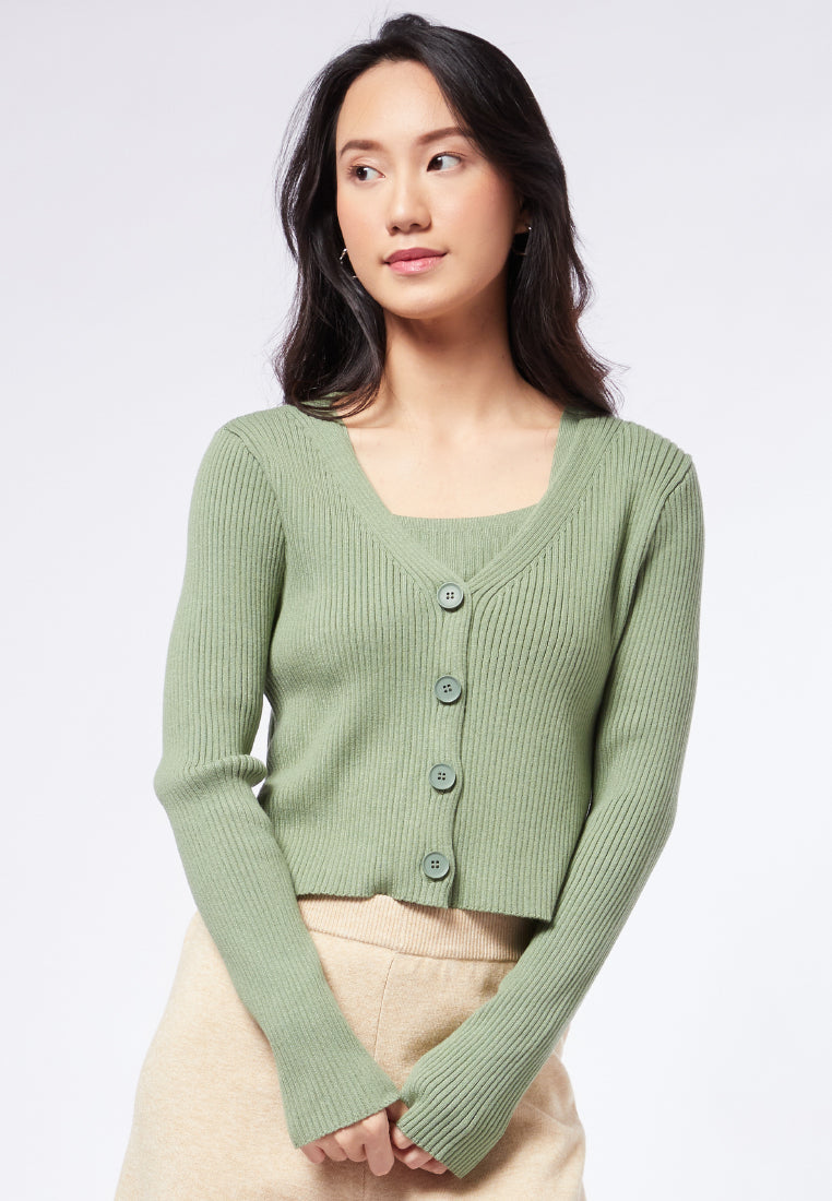 Long Sleeve Basic Cardigan – et cetera
