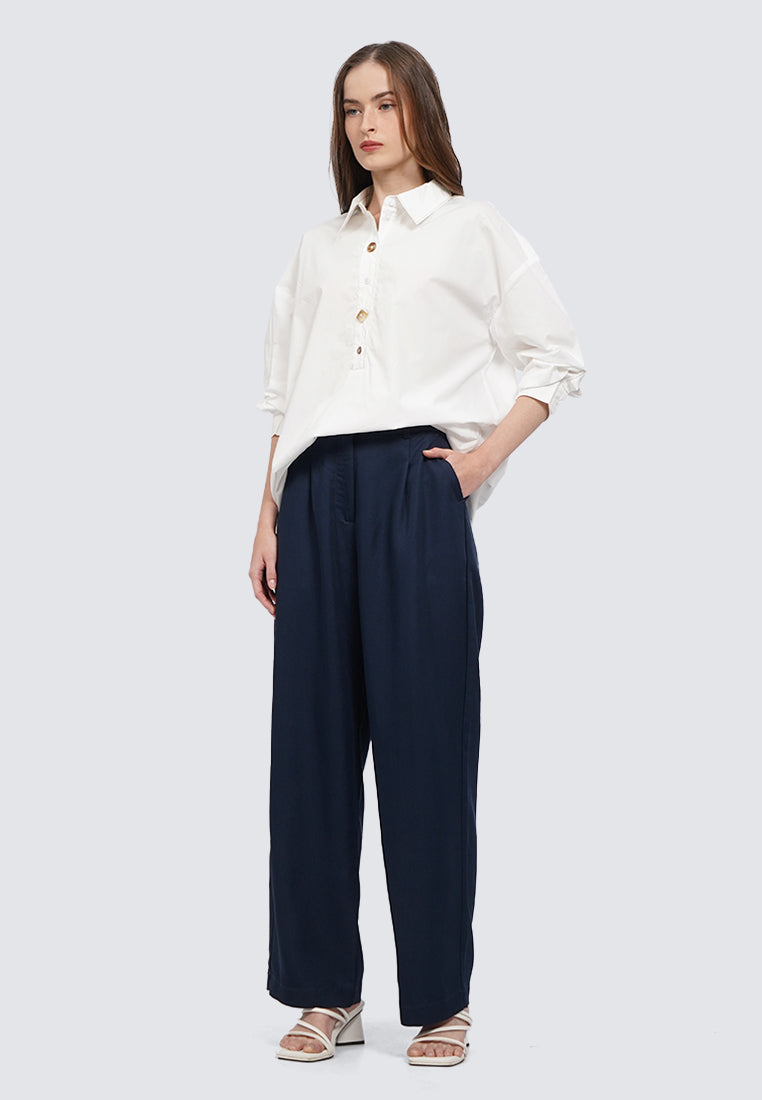 Fancy Button Long Sleeve Blouse – et cetera