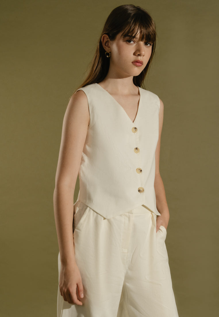 Fitted Crop Vest – et cetera