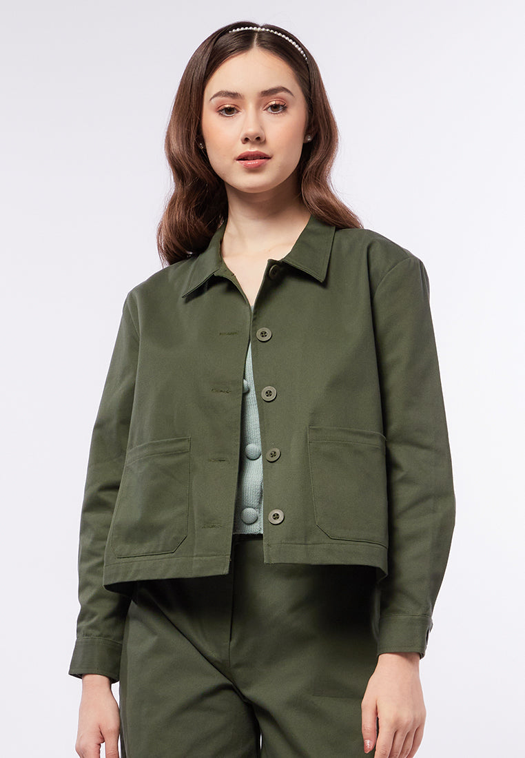 Long Sleeve Jacket with Patch Pocket – et cetera
